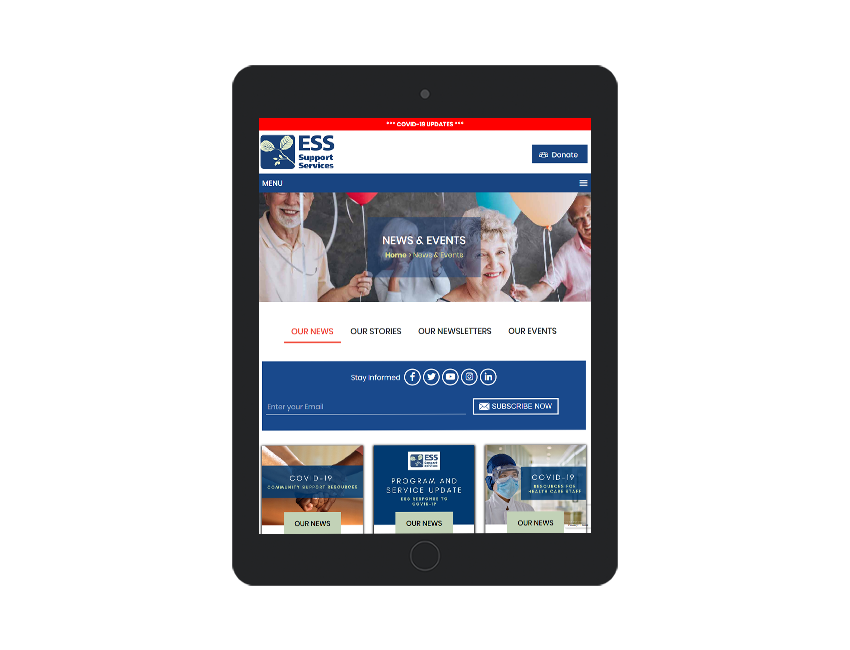 ESS Support Services - Web Design & Development By Kinex Media